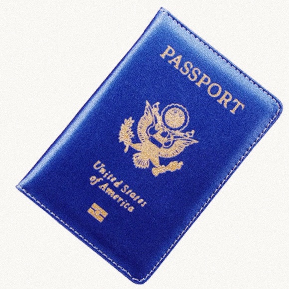 Accessories | Blue Passport Cover | Poshmark